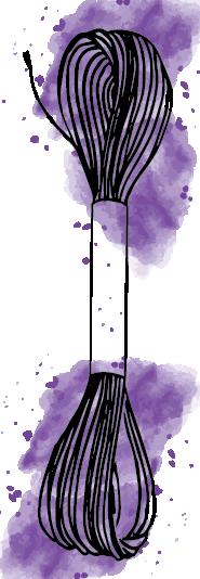 Purple Threads – Seed Stitch Studio