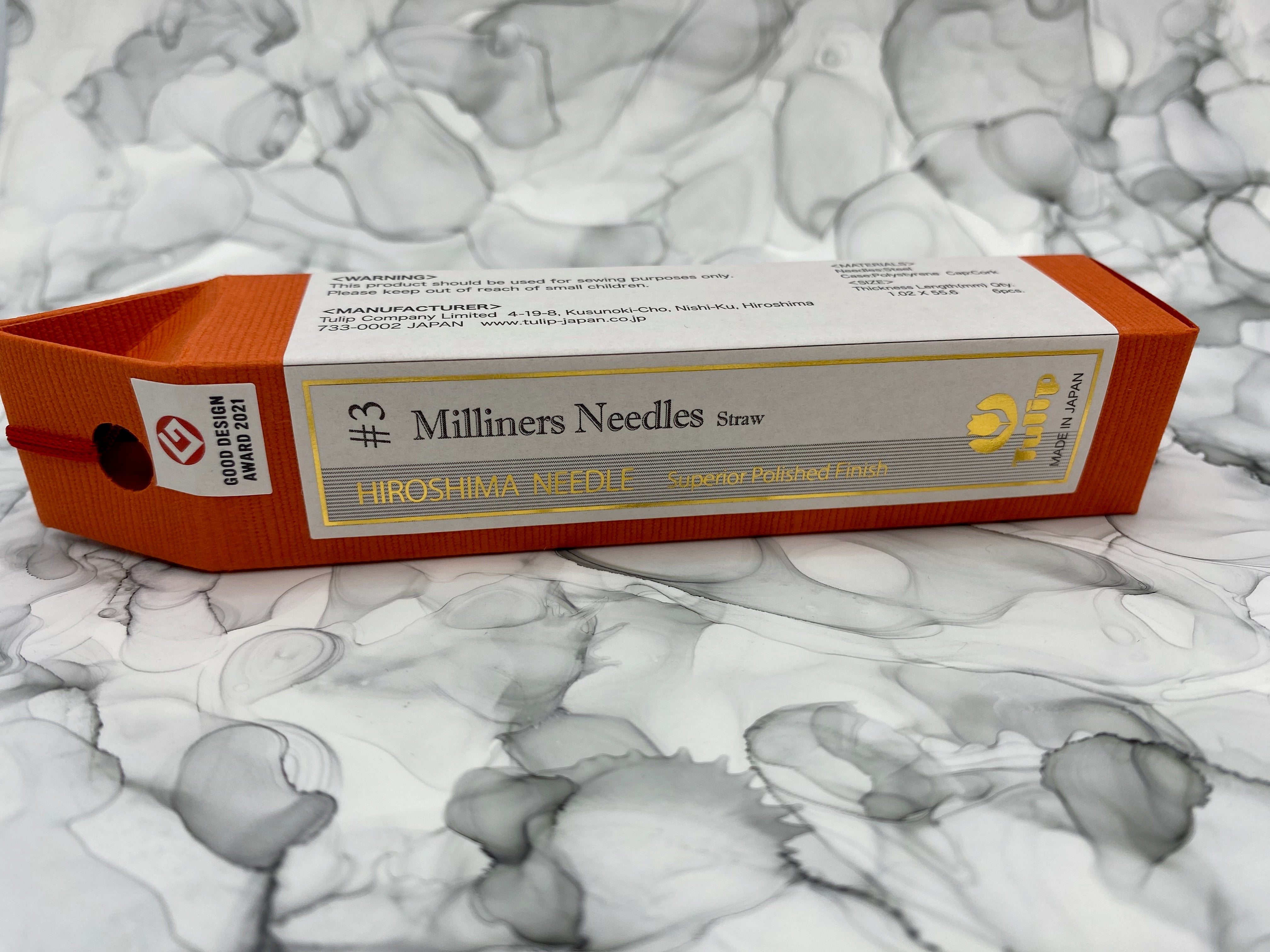 Tulip Milliners/Straw Needles, Size 3 – Seed Stitch Studio