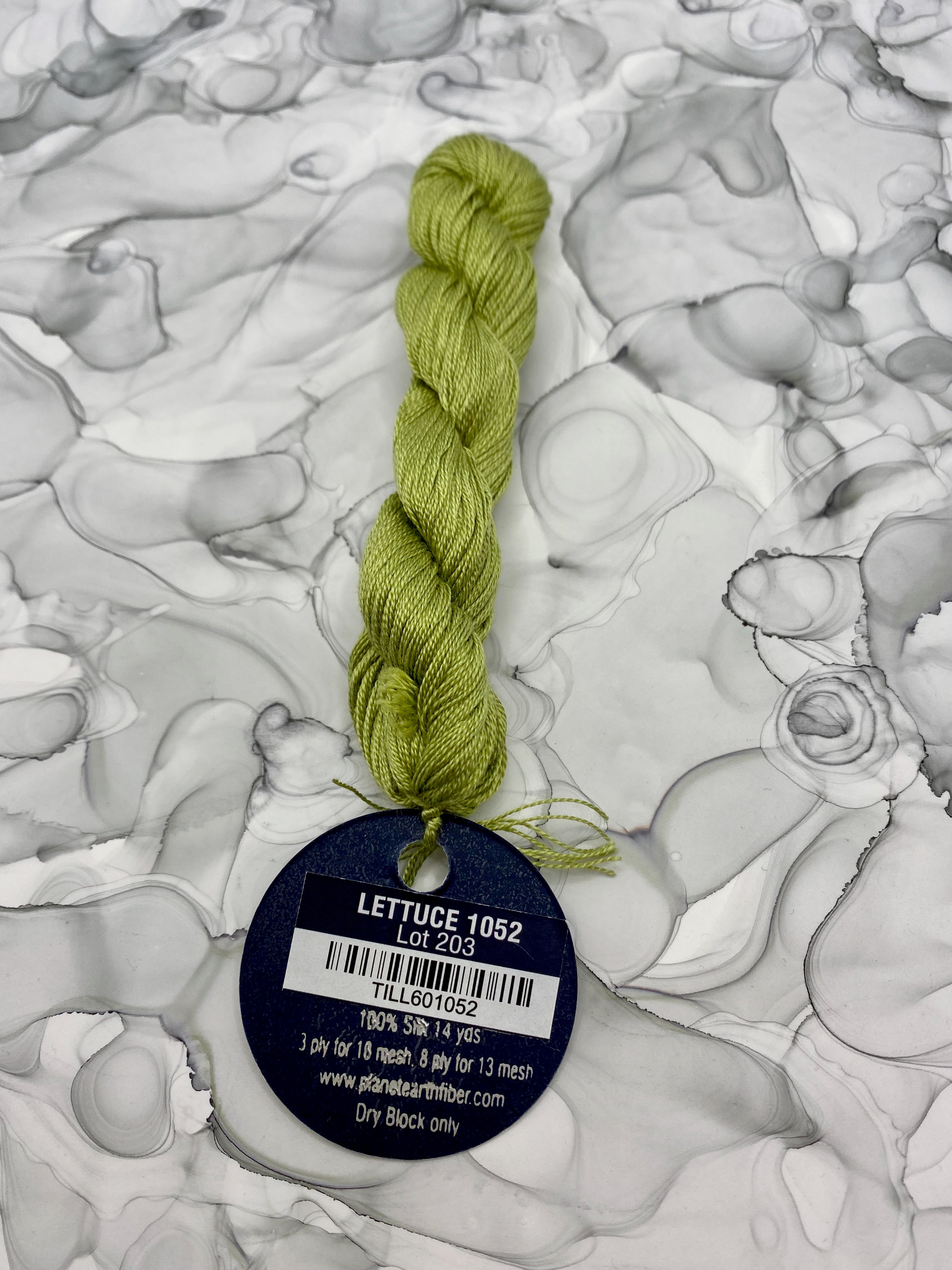 Lettuce (#1052) Planet Earth 6 ply silk – Seed Stitch Studio